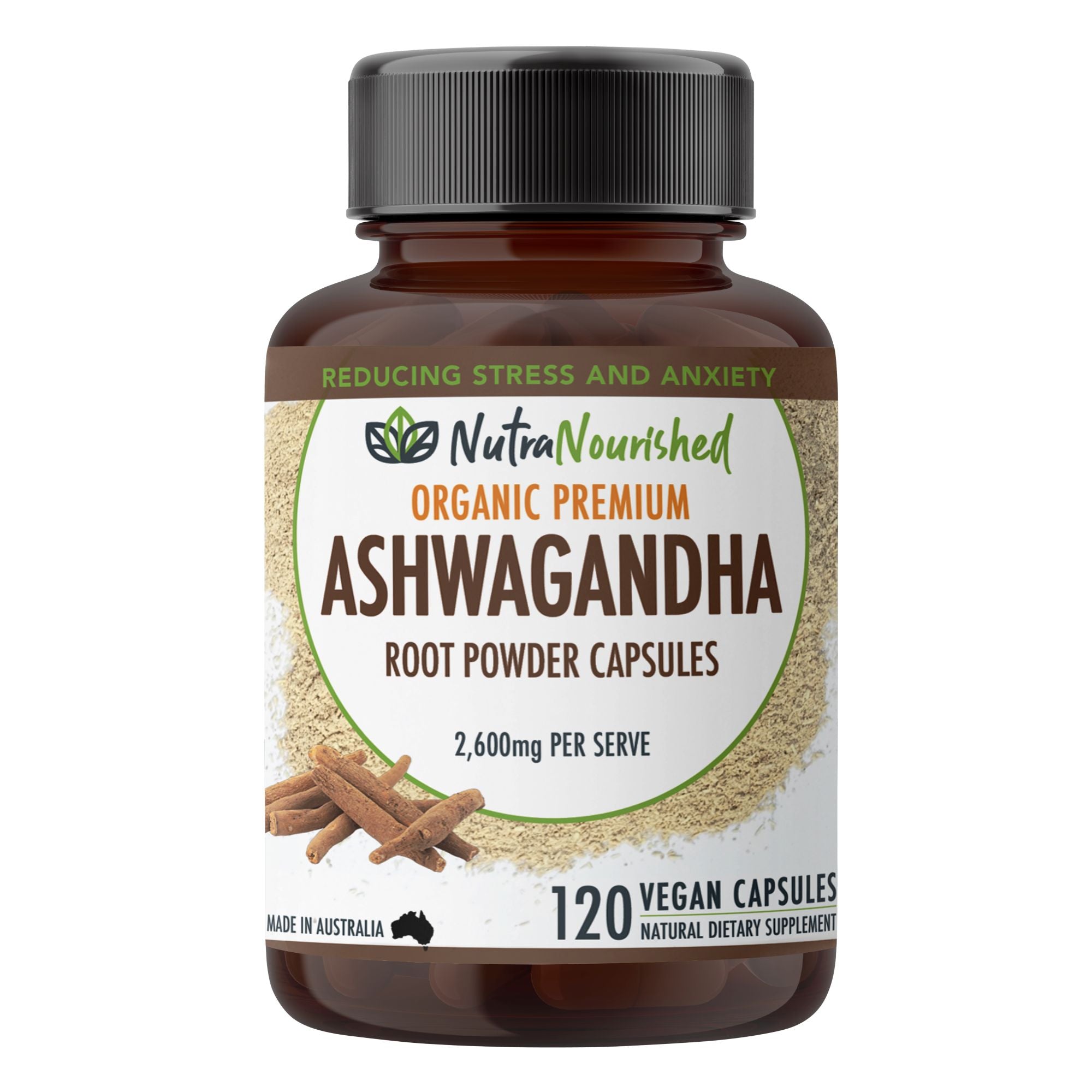 Organic Ashwagandha Capsules (vegan)- Withania Somnifera – Nutra Boost ...